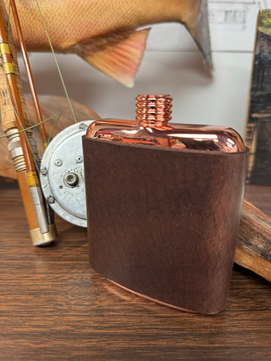 Orca Custom Leather Wrapped Flasks – Seibels Cottage